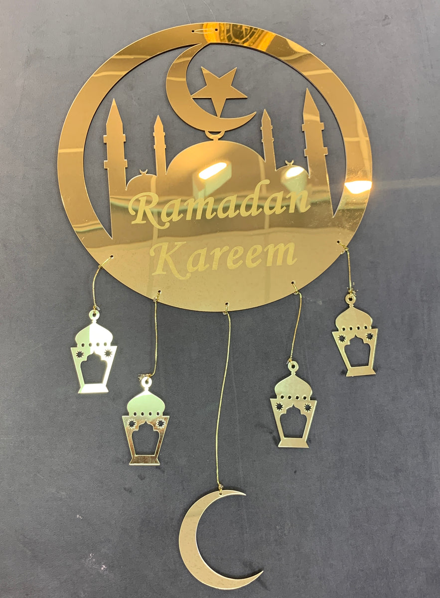 Ramadan Hanging Helal – fancy label