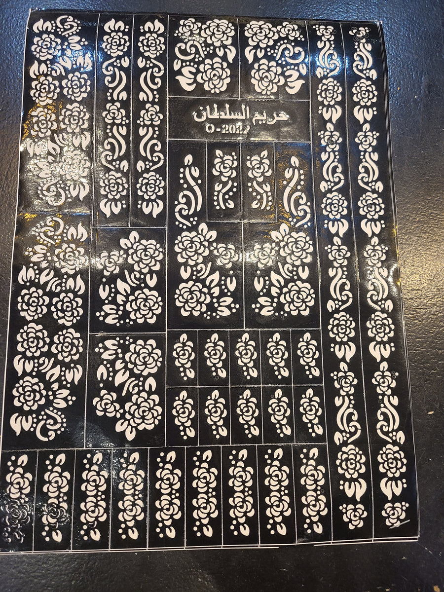 Henna Patterns – fancy label
