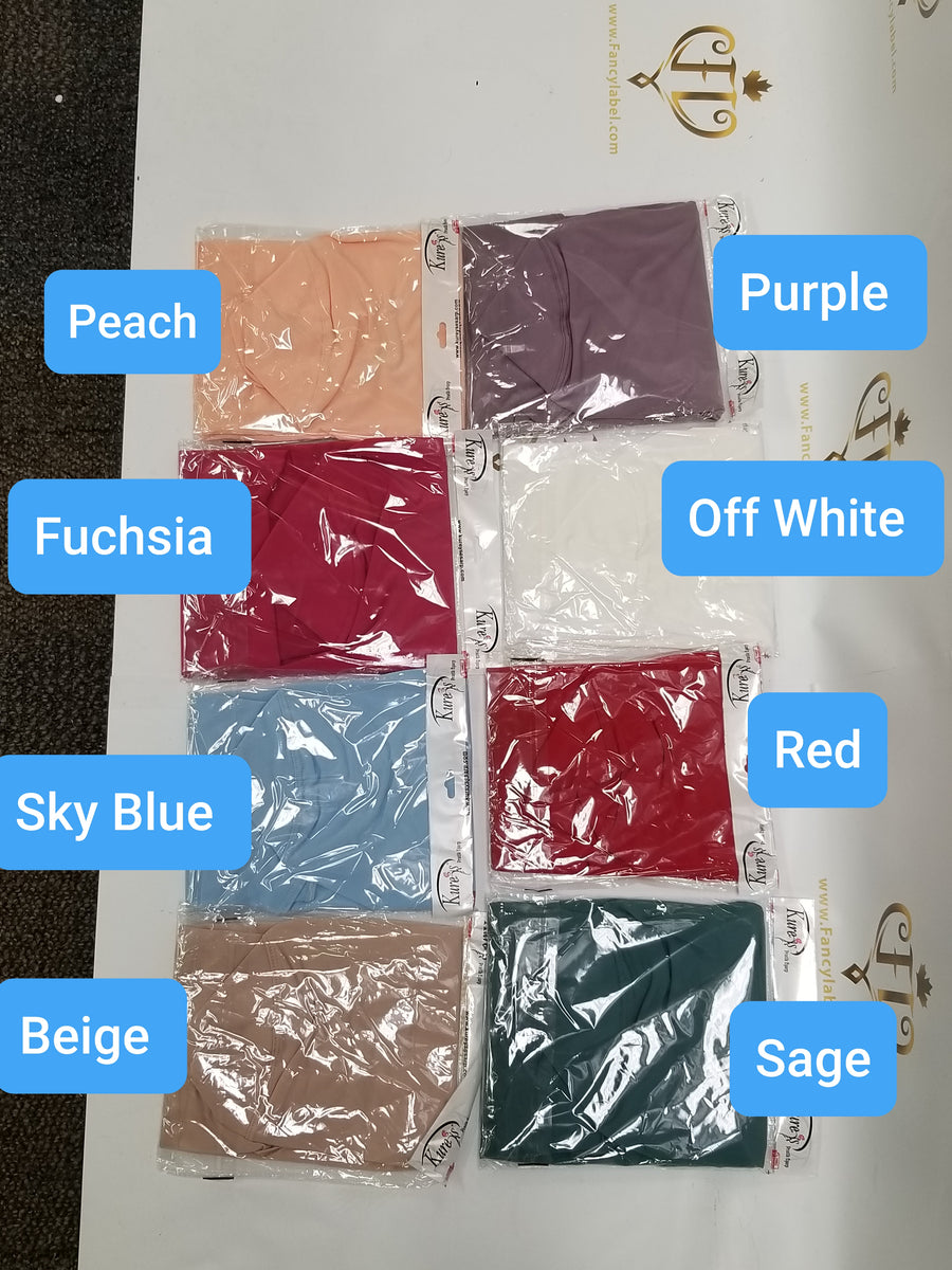 Lycra Kids Hijab – fancy label