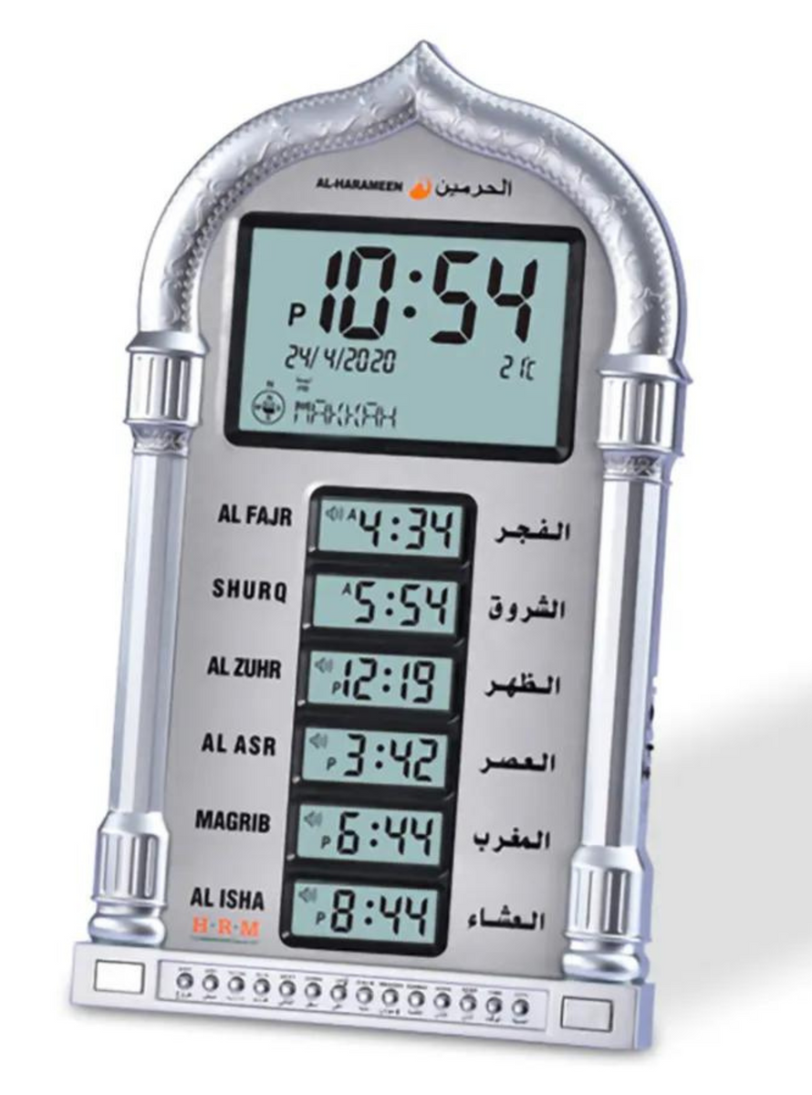 Digital Azan Clock – fancy label